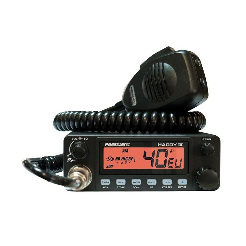 POSTE CB PRESIDENT HARRY III ASC 40 CANAUX AM FM - MediaCarCenter