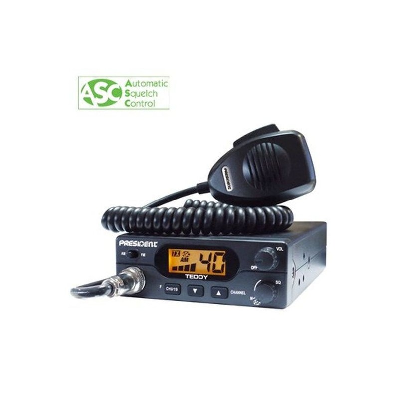 POSTE CB PRESIDENT TEDDY 40 CANAUX AMFM Communication et Securite ...